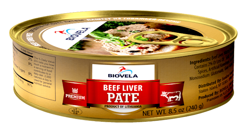 BIOVELA Liver Beef Pate — European Food and Gifts