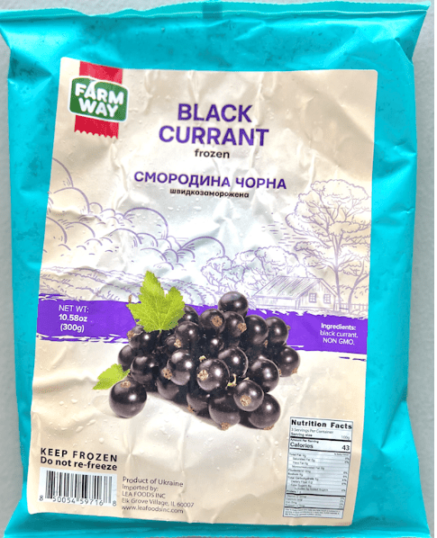 FARMWAY FROZEN BLACK CURRANT — European Food and Gifts