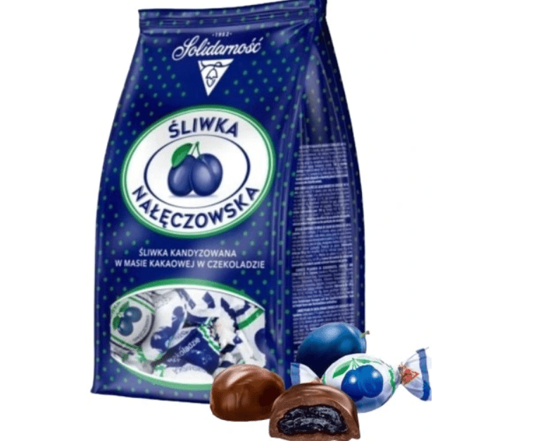 Sliwka Naleczowska / Plum in Chocolate 350g — European Food and Gifts