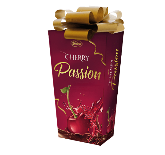 VOBRO BOMBONIERKA CHERRY PASSION GIFT, BOX OF CHOCOLATE, 210G ...